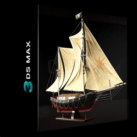 Sailing Boat Tutorial Modeling Texturing Lighting Eng Rus Cgdownload