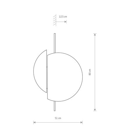 Sunset C Wall Light Made Of Wood Uk