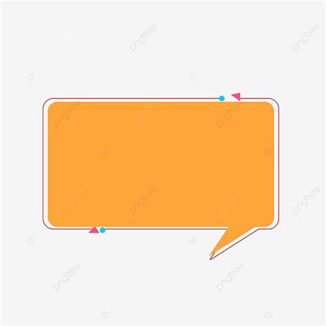 손 으로 그린 주황색 판 촉 대화 상자 테두리 일러스트 만화 손으로 그린 수채화 대화 상자 Png 일러스트 및 Psd 이미지 무료 다운로드 Pngtree