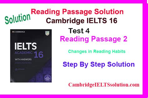 Cambridge IELTS 16 Test 4 Reading Passage 2 Changes In Reading