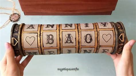 Diy Vintage Cryptex Da Vinci Code Cryptex Inspired [tutorial Link In Description] Youtube