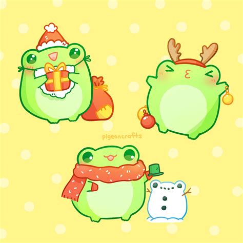 Festive Froggies Ready For Christmas Scrolller