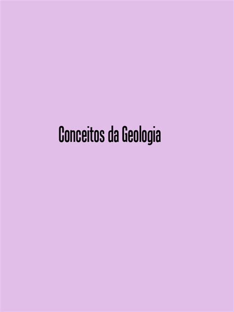 1 Conceitos Da Geologia Pdf