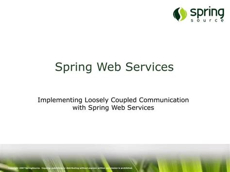 Ppt Spring Web Services Powerpoint Presentation Free Download Id
