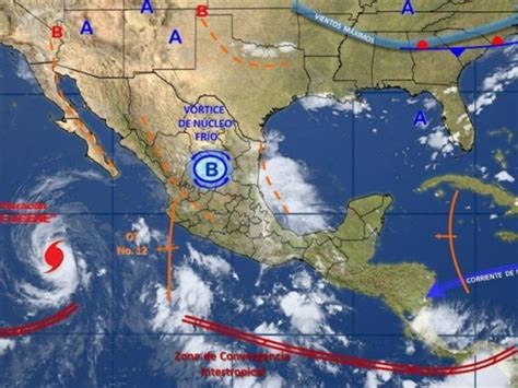 Prevén Lunes Con Tormentas En Gran Parte Del País