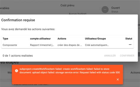 Failed To Create A Workflow Item With An Attached Document · Issue