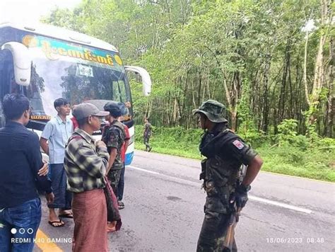 Dvb မော်လမြိုင် ရေးကားလမ်းတွင် စစ်သား ၄ ဦးကို Knla ပူးပေါင်းအဖွဲ့ ဖမ