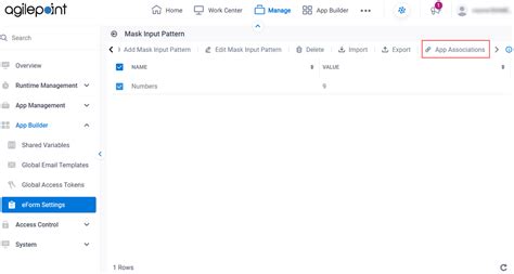 Association Details Screen