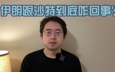 伊朗和沙特咋回事 章夏Sean 章夏Sean 哔哩哔哩视频