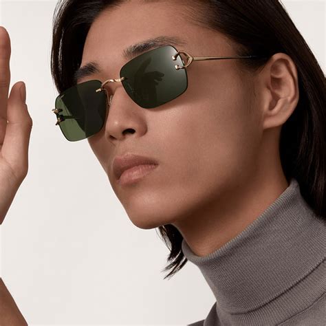 Cresw00589 Signature C De Cartier Sunglasses Smooth Golden Finish