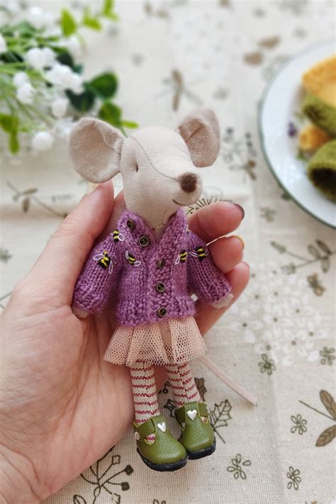 Maileg Mouse Knitting Pattern Sheep Cardigan For Big Sister On