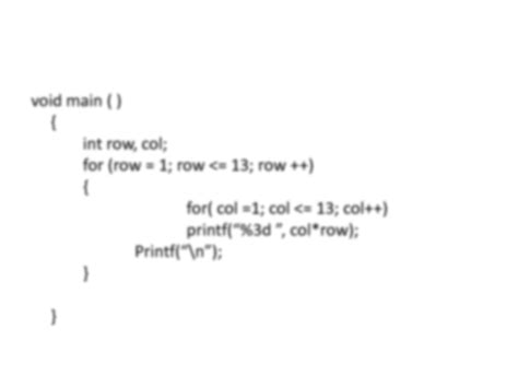 Solution Nested For Loop Studypool