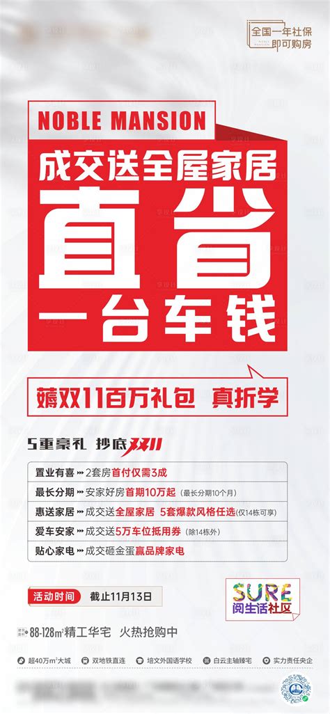 地产促销渠道大字报海报cdr广告设计素材海报模板免费下载 享设计