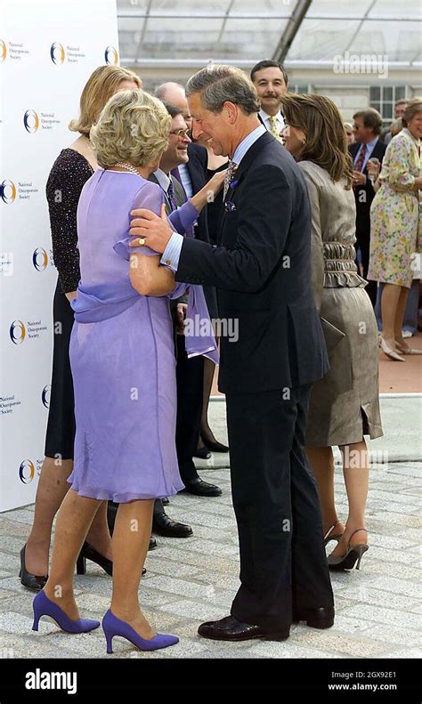 Prince Charles Kisses Camilla Parker Bowles At A Reception To Mark The