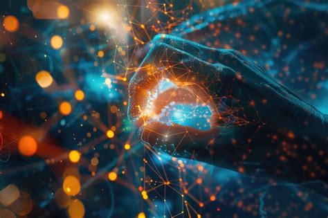 Premium Photo AI Machine Learning Robots Humans Big Data Global