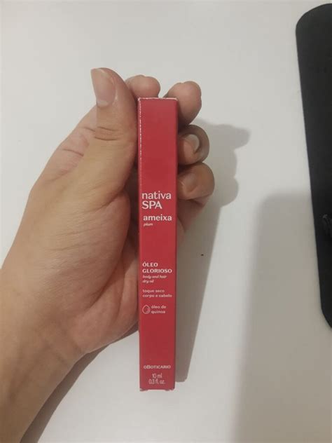 Resenha Óleo Glorioso Nativa SPA Ameixa oBoticário