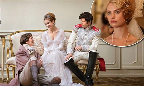 Lily James War And Peace Dresses