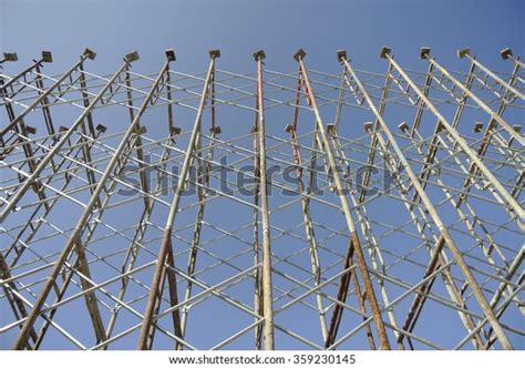 Scaffolding Erection Give Temporary Support Beams Stock Photo 359230145 Shutterstock