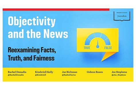 Objectivity And The News Discussed By Panel Of Journalists And