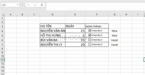 Hướng Dẫn 5 Thao Tác Với Checkbox Trong Excel Chi Tiết Nhất