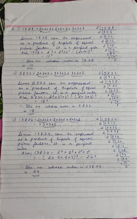 Ex 4 1 Cubes And Cube Roots Class 8 Mathematics M L Agarwal