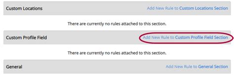 adding a new custom profile field to the policy tree nexonia