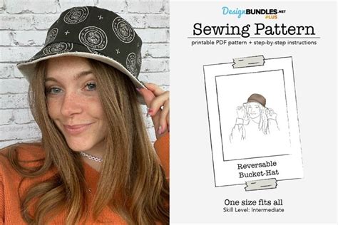 Reversible Bucket Hat Sewing Pattern