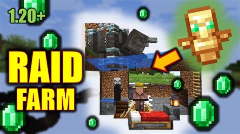 Super Simple And Easy Raid Farm Early Game Minecraft 121 Tutorial