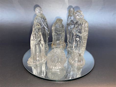 Clear Glass Nativity Set At Patricia Sanchez Blog