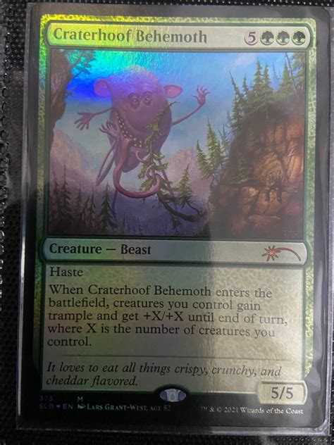 Mtg Craterhoof Behemoth Foil Nm 興趣及遊戲 玩具 And 遊戲類 Carousell
