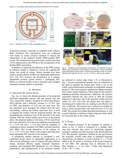 Solution Flexible Metasurface Coupled Efficient Wireless Power Transfer System For Implantable