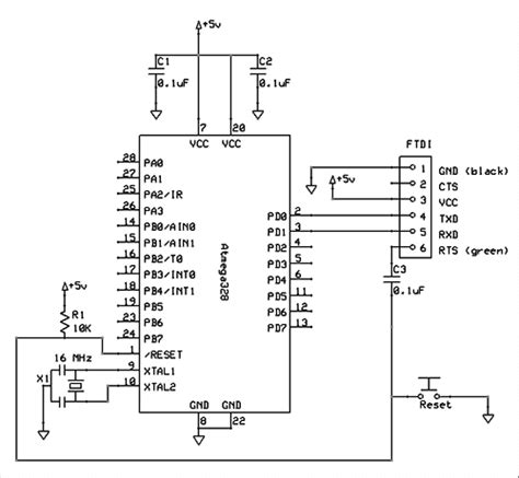 barebone arduino pin 13 has 5v high when resets but after that is way