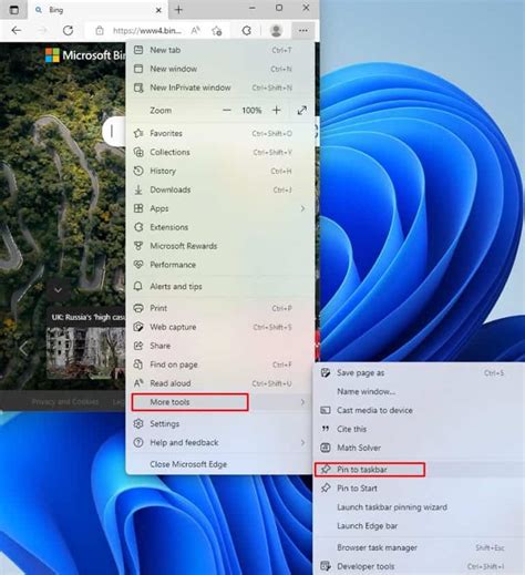 How To Pin To The Taskbar Or Desktop In Windows