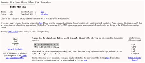 How To Use The Free Gro Index For English Genealogy Research