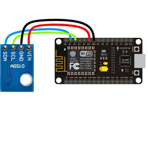 Ags 10 Подключение модуля к Nodemcu 32s схема код и примеры блог