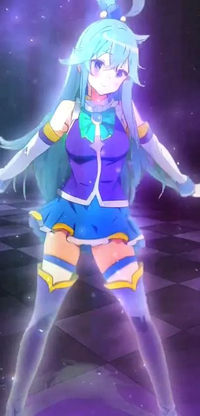 Anime Girl Magic Scene Wallpaper Free Download