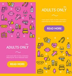 Intim Or Sex Shop Icon Set Royalty Free Vector Image