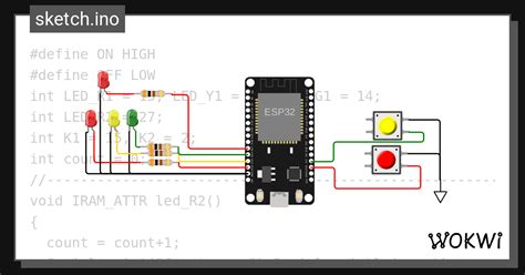 Interrupt Wokwi Esp32 Stm32 Arduino Simulator