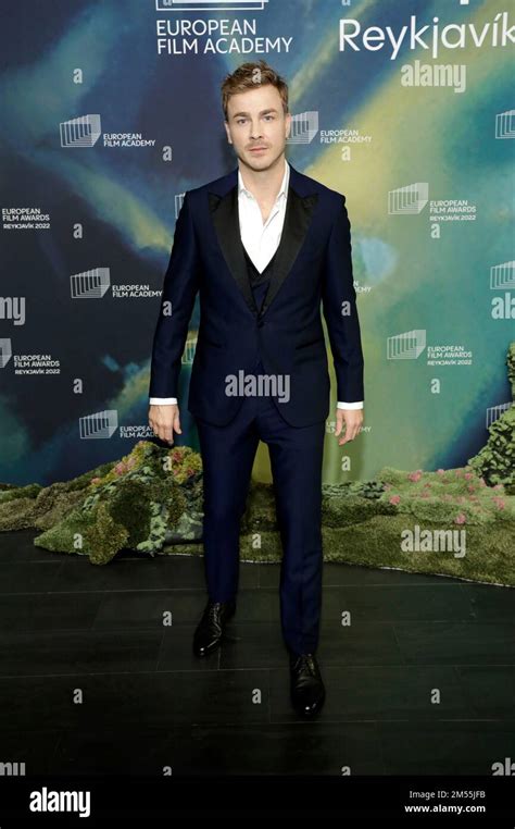 Albrecht Schuch Attending The 35th European Film Awards 2022 At Harpa