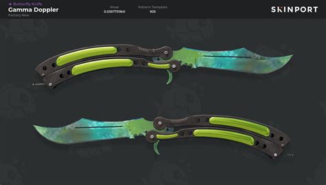 Butterfly Knife Gamma Doppler Factory New Counter Strike 2 Skinport