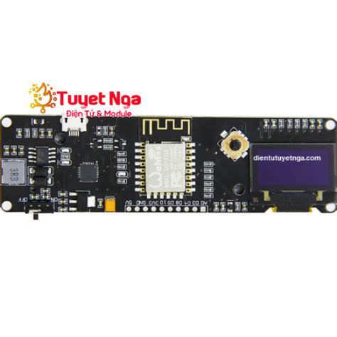 Module Wemos Esp8266 Oled 0 96 Inch With 18650 Battery Holder ĐiỆn TỬ
