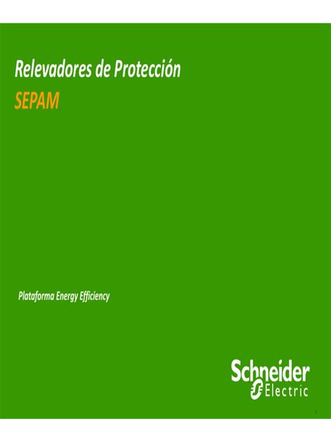 09 Presentacion Sepam Iie Pdf Transformador Inductor