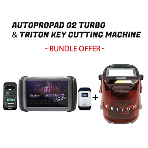 Autopropad G2 Turbo Key Programmer And Triton Key Cutting Machine