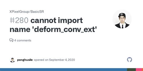 Cannot Import Name Deform Conv Ext Issue Xpixelgroup Basicsr Github