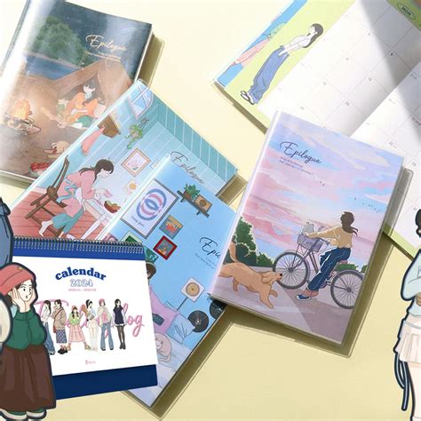 따뜻한 감성의 일러스트 2024 필링로그 다이어리and캘린더 텀블벅 크리에이터를 위한 크라우드펀딩