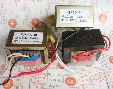 Купить новый медный провод 220В 12v трансформатор ei57 * 30 ...
