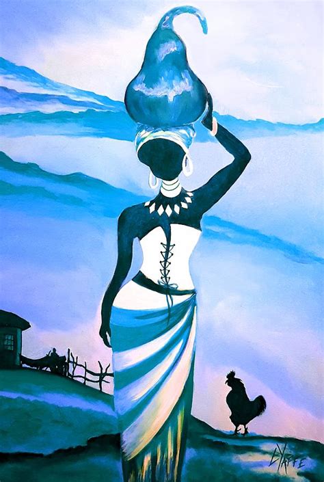 African Silhouette Wall Art Digital Art By Loraine Yaffe Pixels