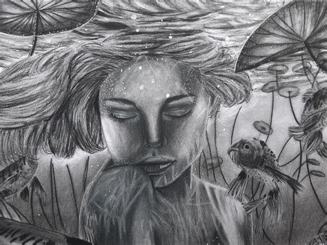 Girl Underwater Drawing By Lanabilen On Deviantart