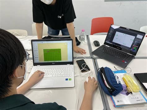 대전학생교육문화원 청소년 재능나눔러 충남여자고등학교 팀의 제페토 문화원 구축 회의가