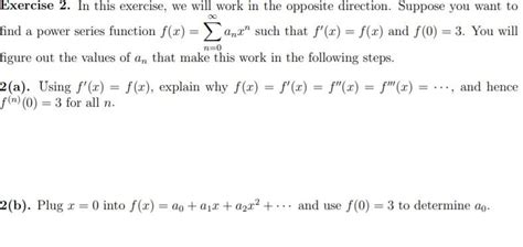 Solved N Exercise In This Exercise We Will Work In The Chegg Com